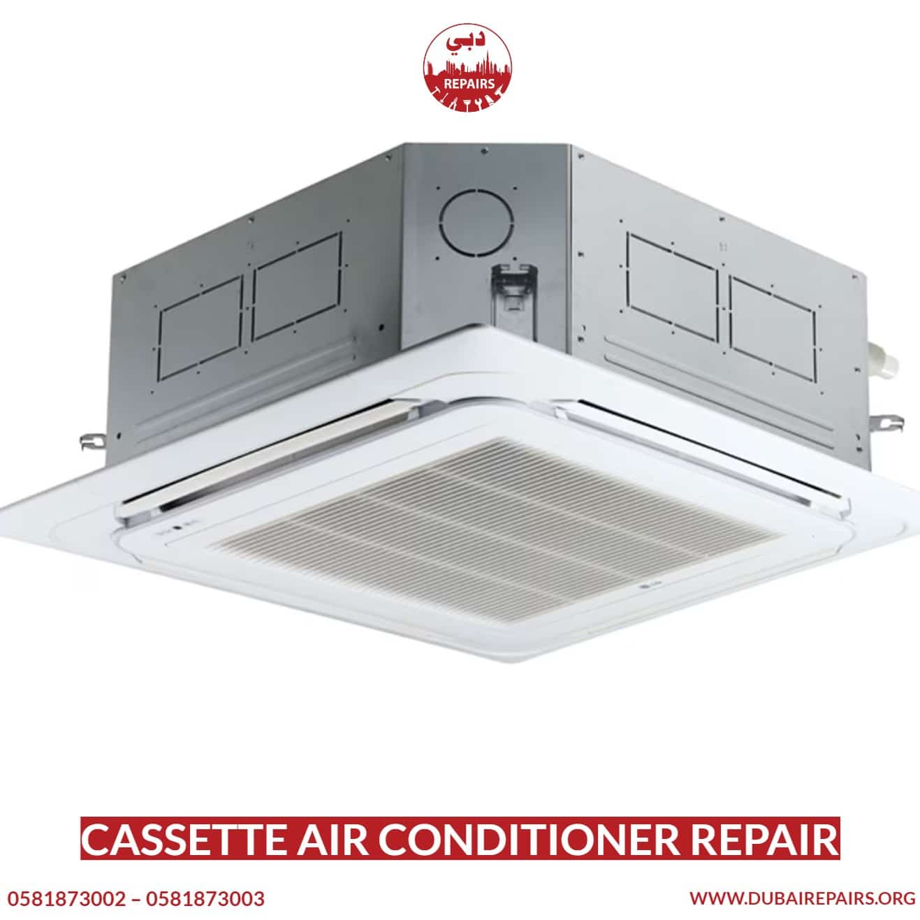 Cassette Air Conditioner Repair - 0581873003 - HVAC Dubai